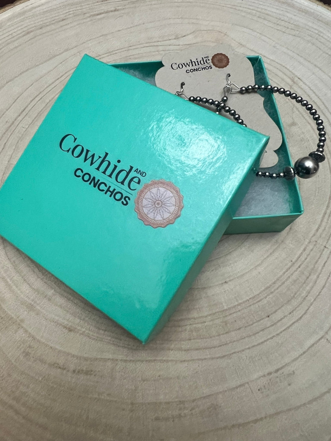3 mm Sterling Silver Pearl Hoops with 10 mm - 2 inch drop – Cowhide and ...