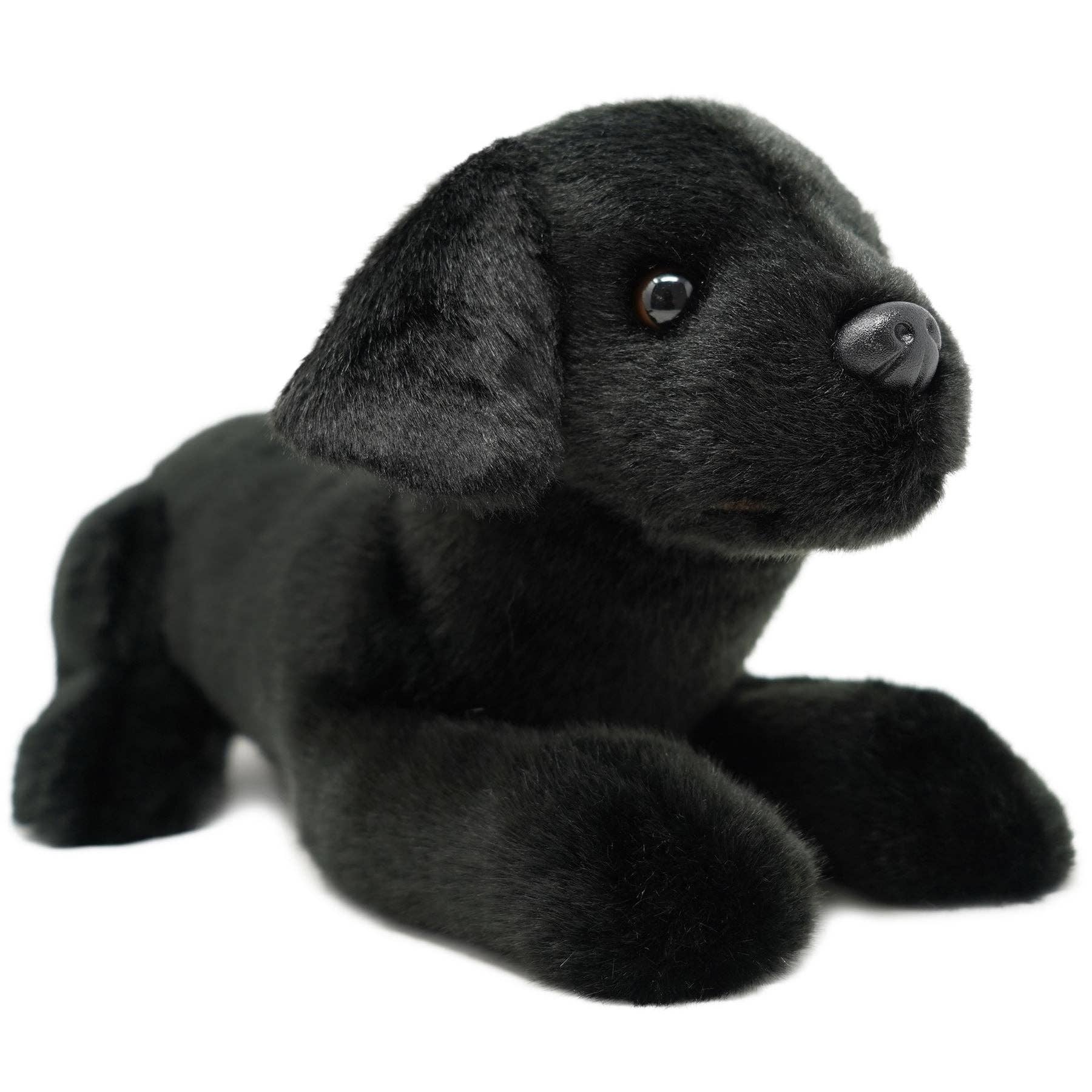 Blythe The Black Lab | 17 Inch Stuffed Animal Plush – Cowhide and Conchos