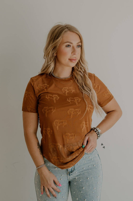 Buck Fifty Saddle Mesh Top - large remains – Cowhide and Conchos