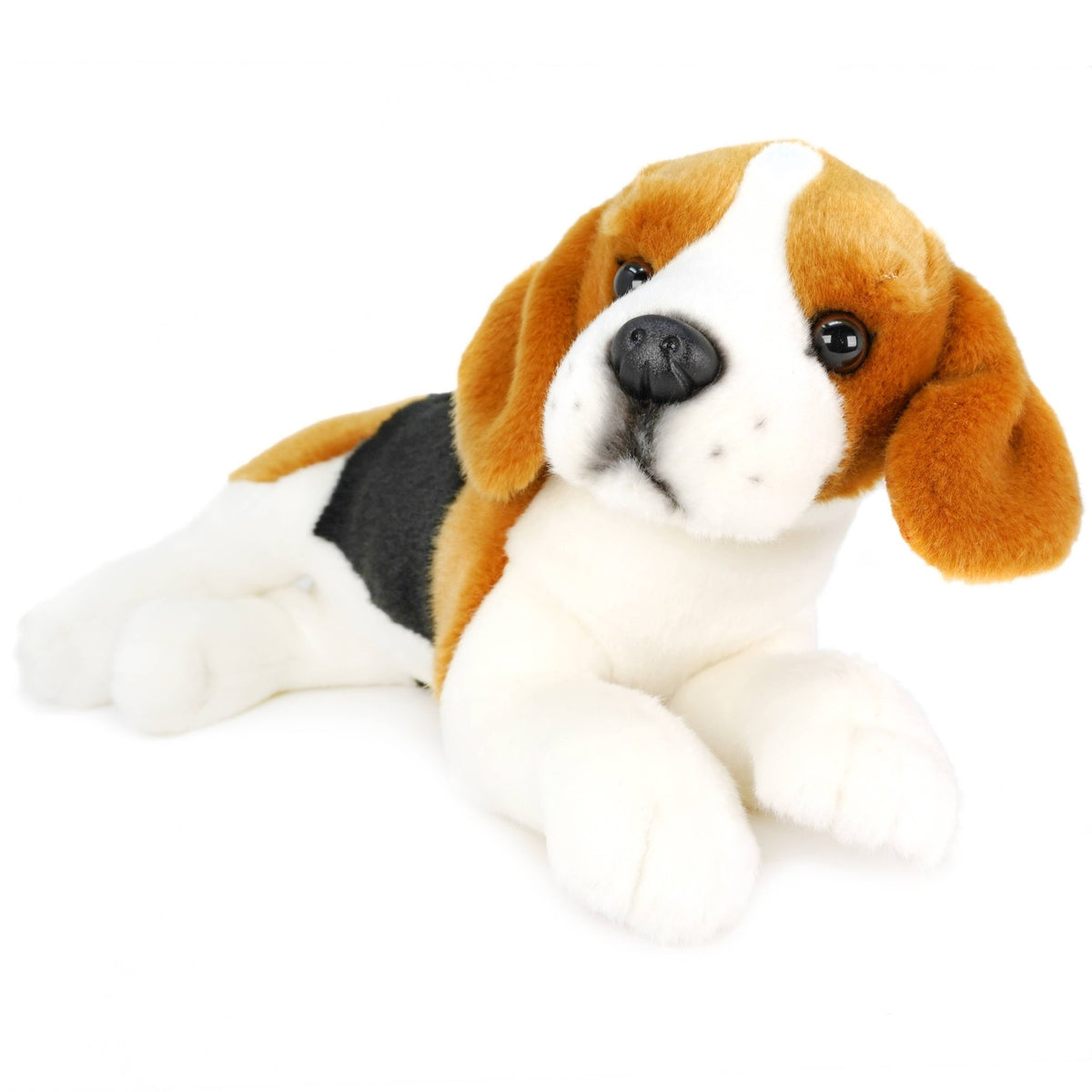Burkham The Beagle | 14 Inch Stuffed Animal Plush – Cowhide and Conchos