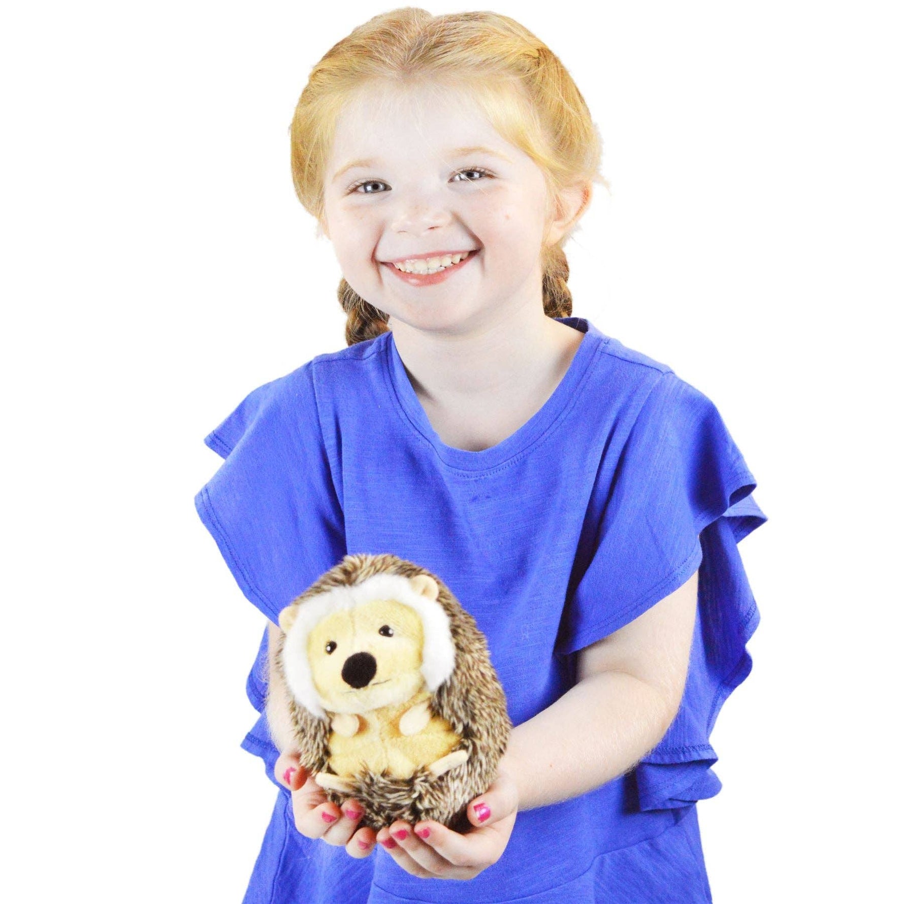 Helena The Hedgehog | 6 Inch Stuffed Animal Plush – Cowhide and Conchos