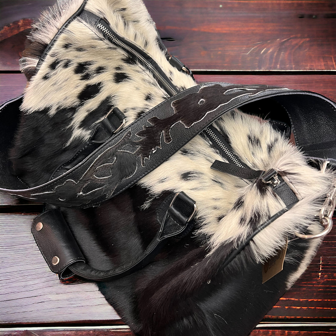 Western Bags & Purses – Cowhide and Conchos