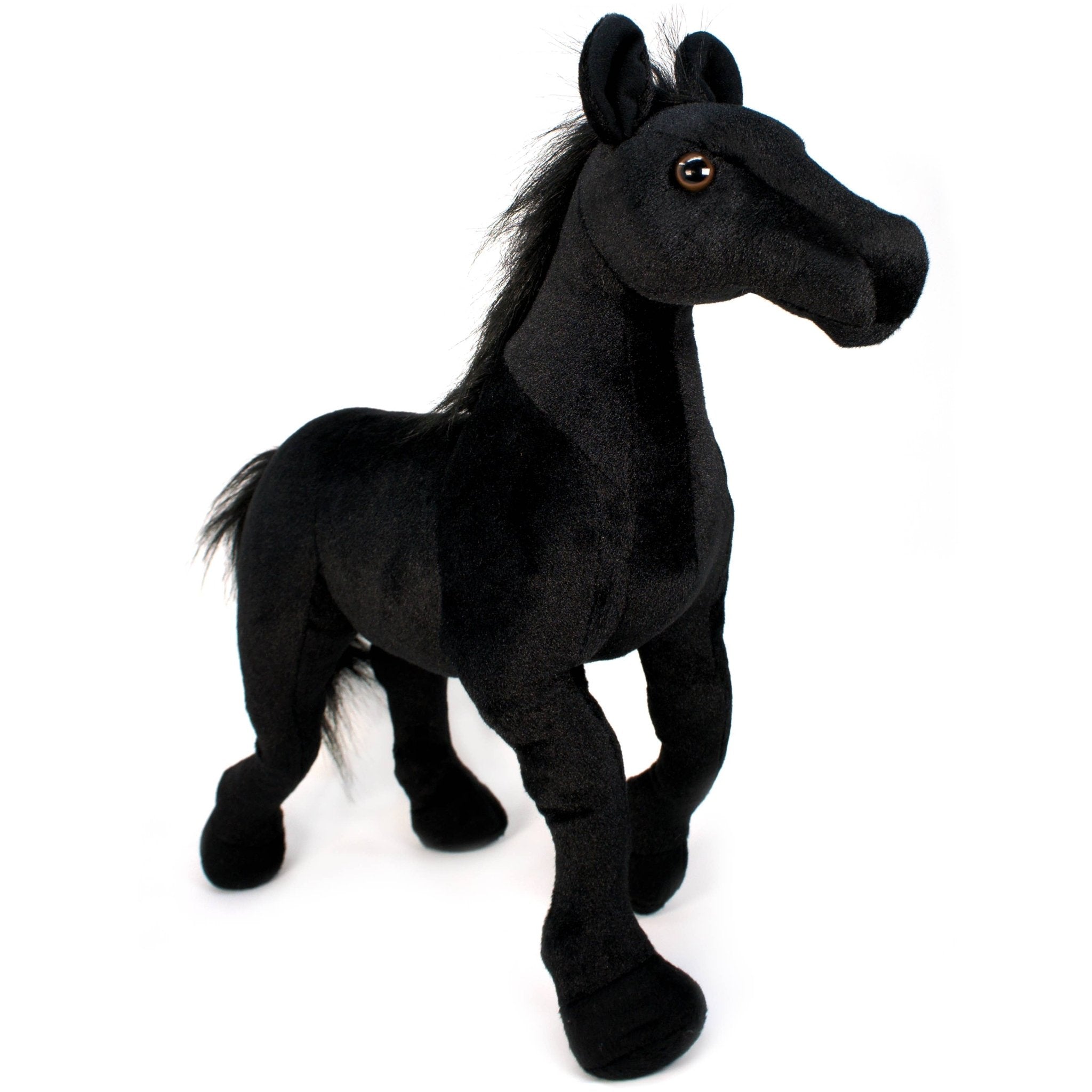 Ignacio The Black Stallion | 18 Inch Stuffed Animal Plush – Cowhide and ...